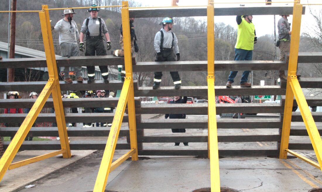 Wellsville erects flood gate for the first time in nearly 20 years for ...